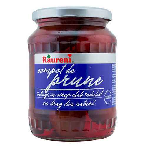 RAURENI Compot de Prune (Whole Plum in Syrup) 720g