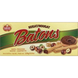 Kras Batons Nougat Wafers 250g