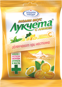 Candy Lukcheta w Honey & Lemon 85g