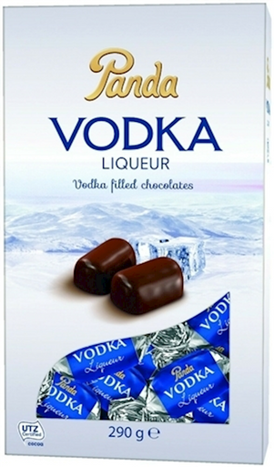 Panda Vodka Chocolate Candies with Vodka Filling 290g