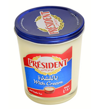 PRESIDENT SPREADABLE CREAM CHEESE 240GR