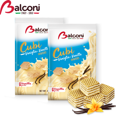 BALCONI Wafers Cubi VANILLA 250gr