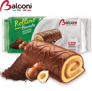 BALCONI Sponge ROLLINO w/HAZELNUTS 222gr