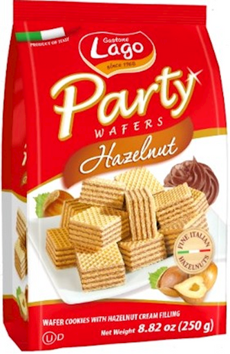 Lago Hazelnut wafers 250g