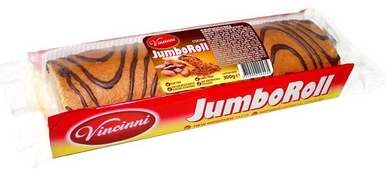 Vincinni Jumbo Swiss Roll w Cocoa 300g