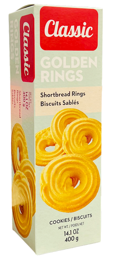 CLASSIC BISCUITS SHORTBREAD RINGS 400GR