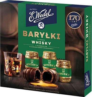 Ewedel Whisky Barylki Candy 200g