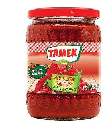 TAMEK HOT PEPPER PASTE 540g - Pirinfoods