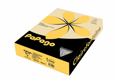 PAPAGO COLOURED PAPER 80GSM BUTTERCUP GOLD (PACK OF 500 SHEETS) - Biz+ ...