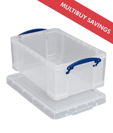 REALLY USEFUL BOX CLEAR 5L - Biz+ Stationery Superstore