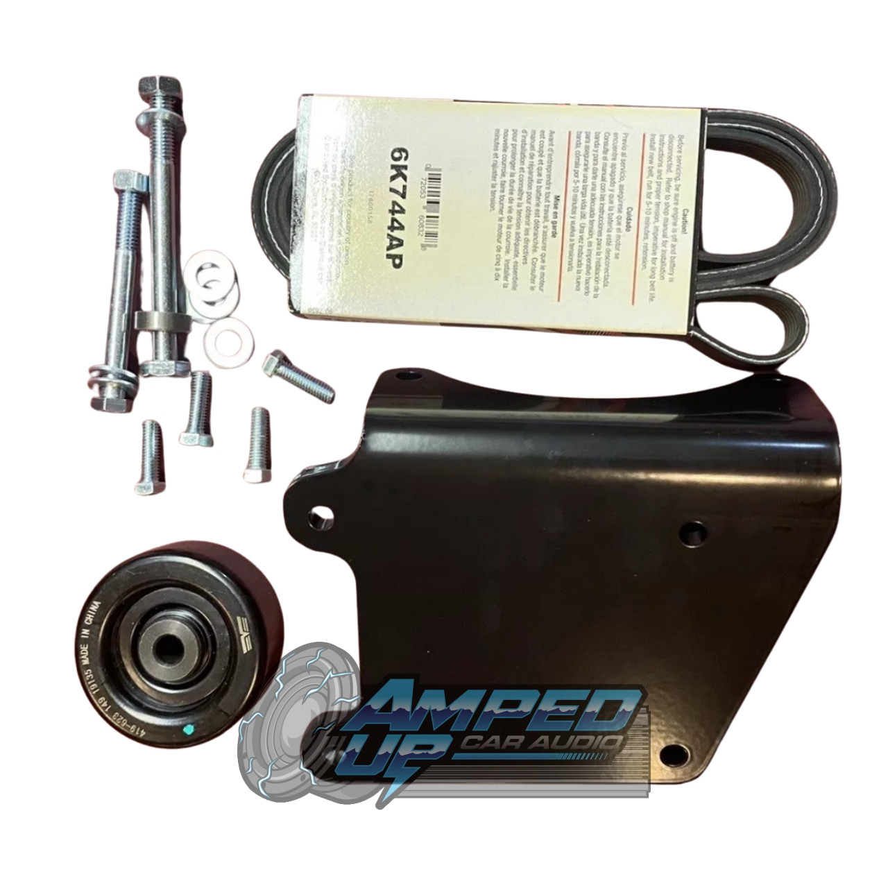 Blueghost Dual Alternator Bracket for Jeep Chrysler Dodge Dual ...