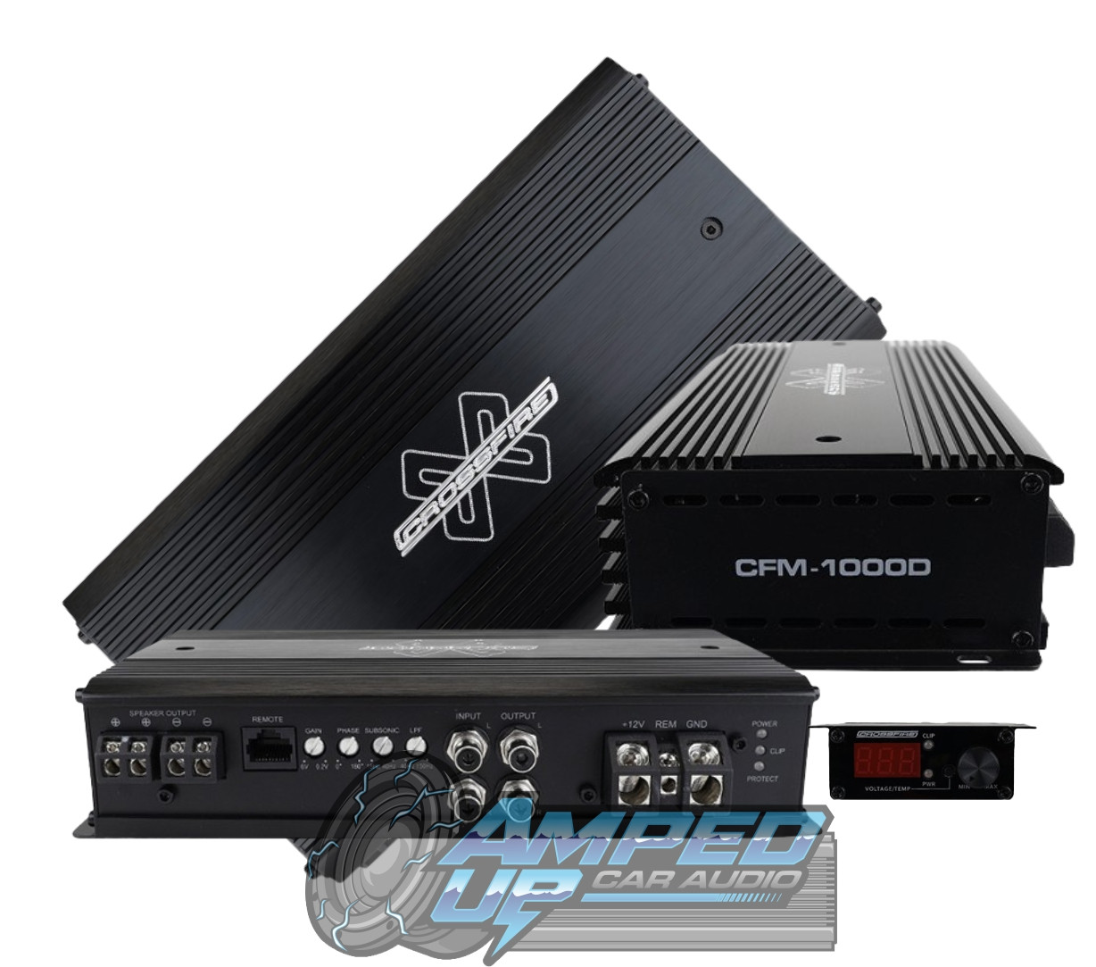 Crossfire Audio CFM-1000D | Monoblock Amplifier | 1000W RMS