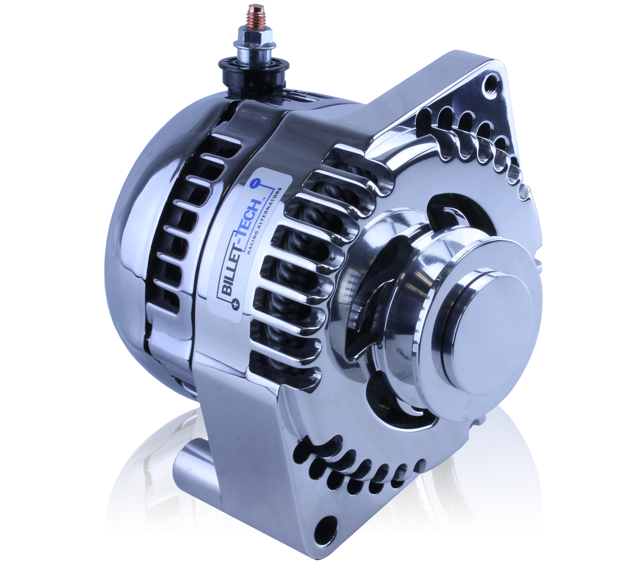 Mechman 170 Amp Racing High Output Polished Billet Alternator Early ...