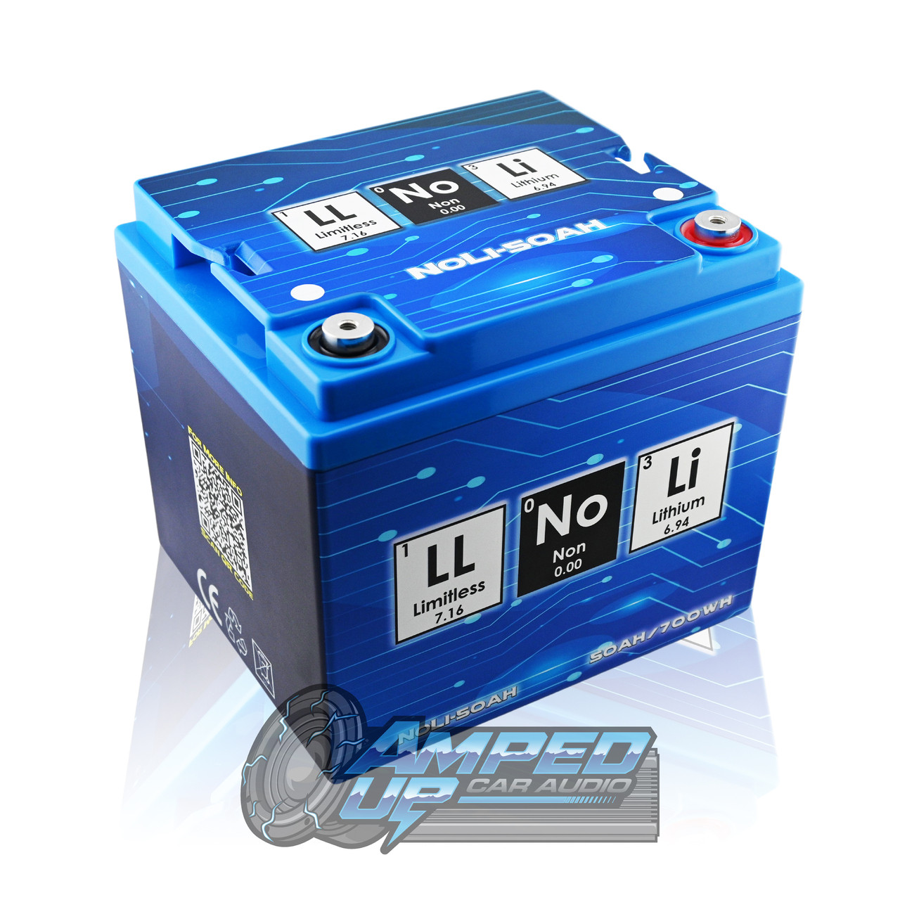 Limitless Lithium NoLi Sodium 50Ah Battery | 8000W RMS