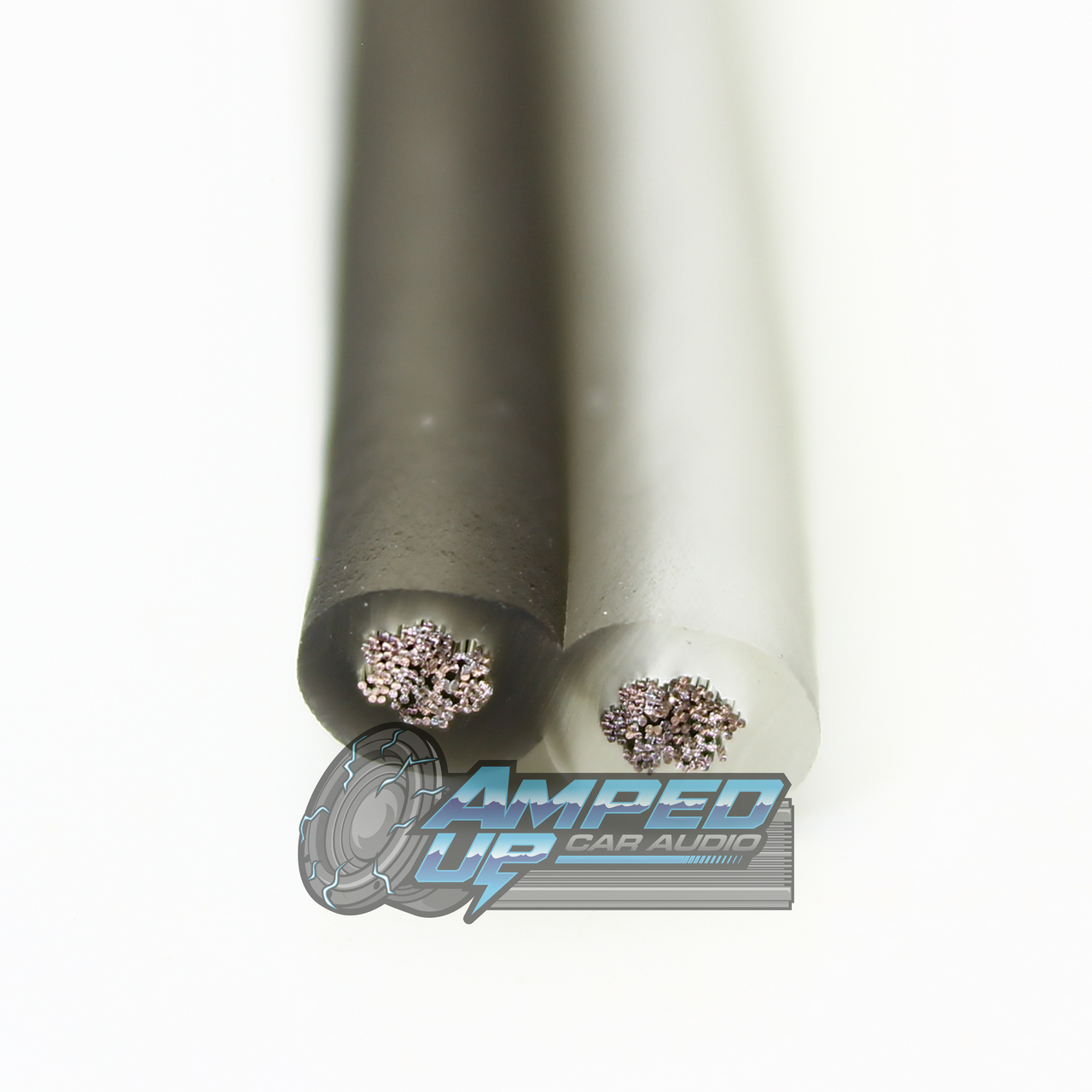 Sundown Audio 16 AWG Tinned OFC Speaker Cable | Silver/Black 200ft