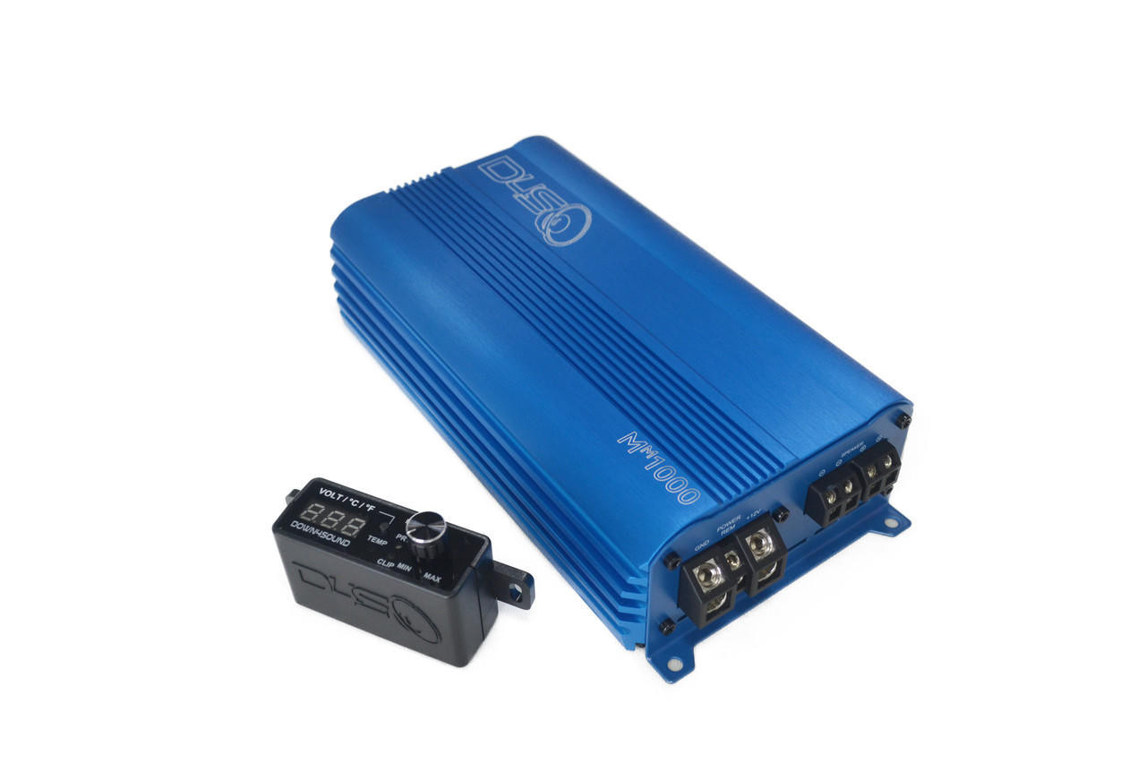 Down4Sound MM1000 (Mini Maxx) Blue Amplifier | 1000 Watts RMS