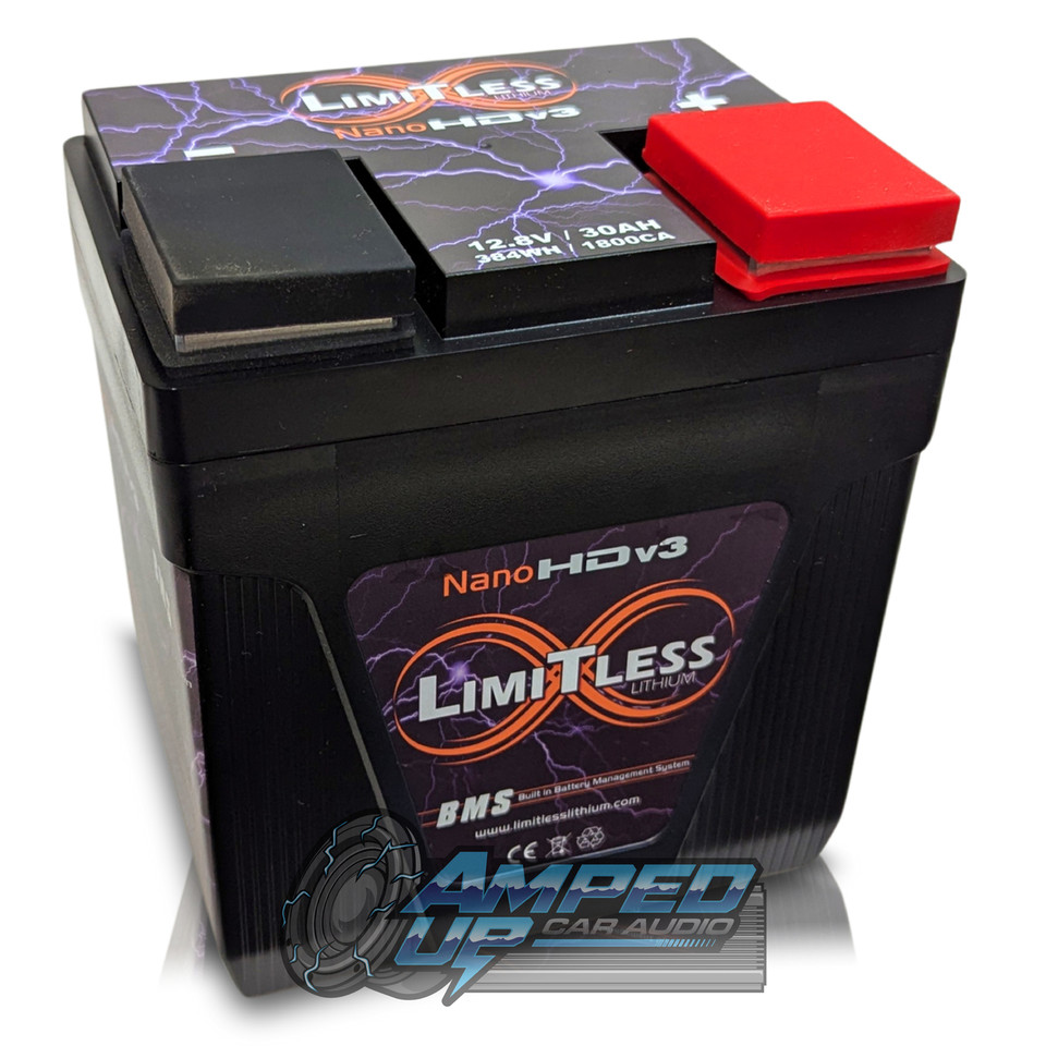 Limitless Lithium Nano HDv3 30AH Motorcycle / Powersports Battery