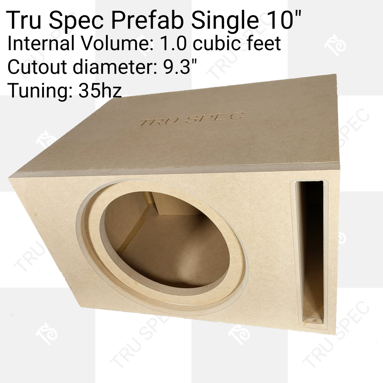 TRU SPEC Prefab Single 12" Subwoofer Enclosure