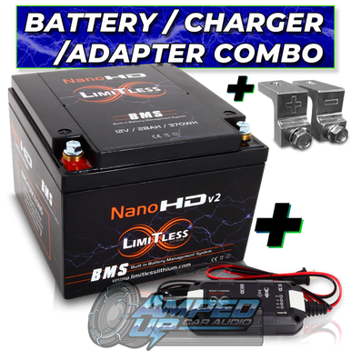 Limitless Lithium Nano HDv2 30AH Motorcycle / Powersports Battery With ...
