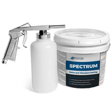 Second Skin Spectrum Sound Deadening Spray Kits (3 Gallons + Spray Gun ...