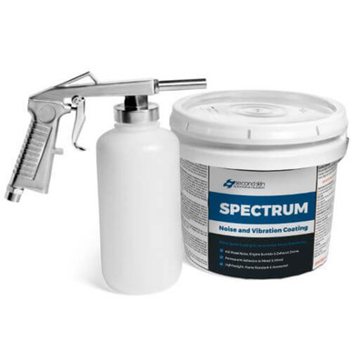 Second Skin Spectrum Sound Deadening Spray Kits (2 Gallons + Spray Gun ...