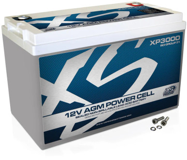 XS Power XP3000 12V AGM High Output Sealed 3000 Watt Battery