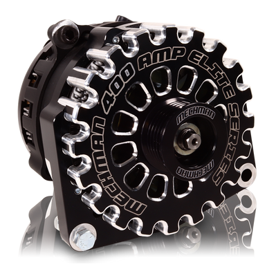 Mechman 400 Amp Elite High Output Black Billet Alternator For 88-95 GM ...