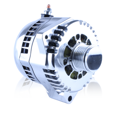 Mechman 240 Amp High Output Racing Chrome Billet Alternator 88-95 GM ...