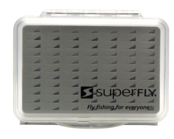 SUPERFLY CLEAR TRIFOAM FLY BOX - FRED'S CUSTOM TACKLE