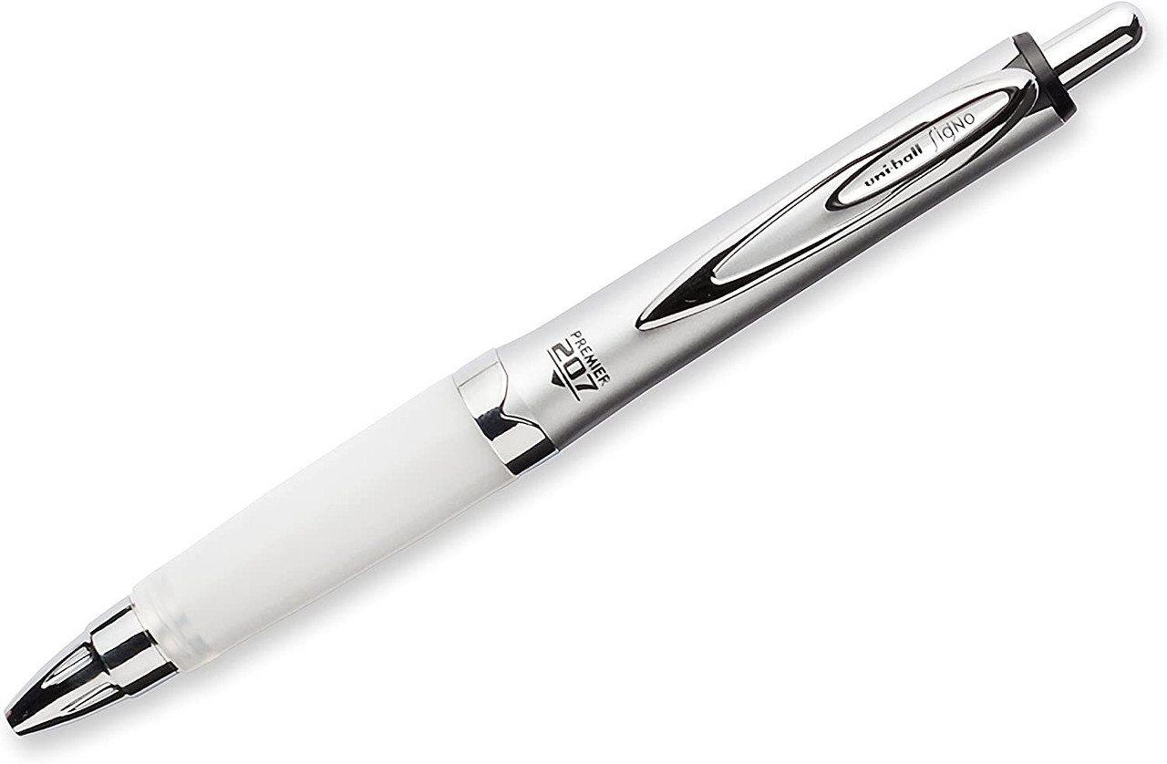 UNIBALL Signo 207 Premier Gel Rollerball Pen 0.7mm SILVER