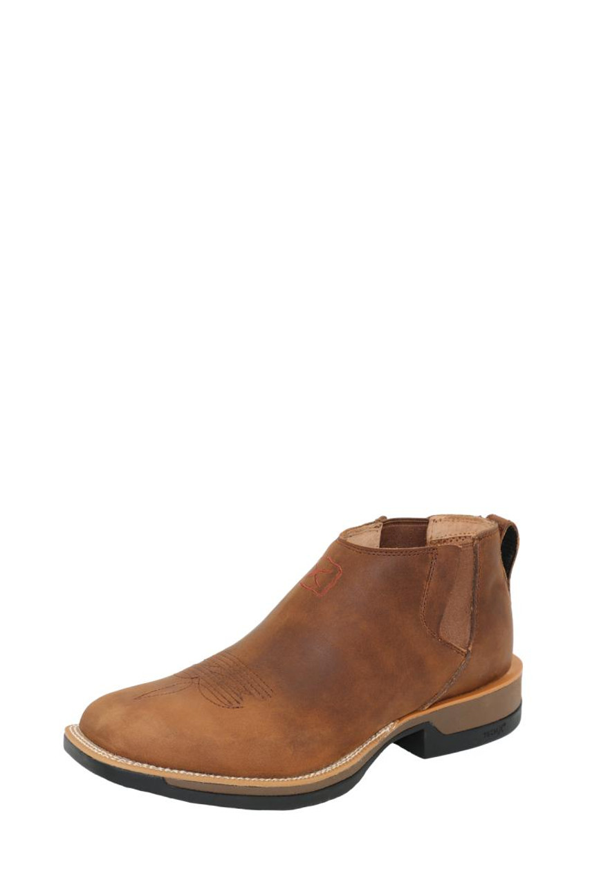 Twisted X Mens Tech X1 Chelsea Boots In Rust Brown Leather Koolstuff
