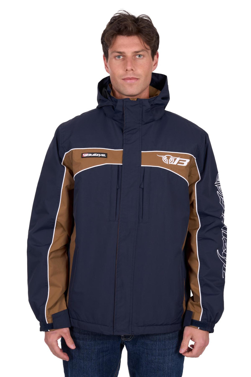 Bullzye Men’s Bazooka Jacket in Navy and Tan - Koolstuff Australia