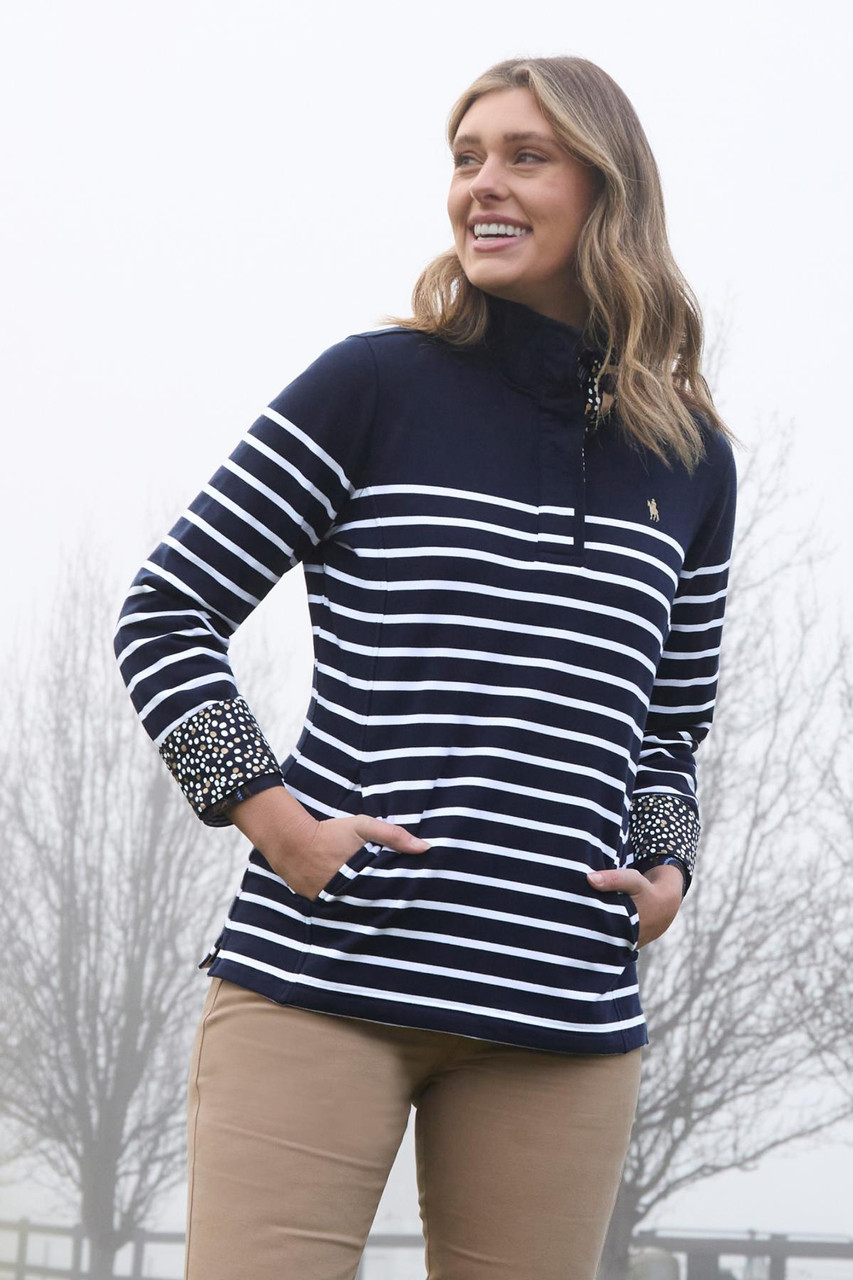 Thomas Cook WOMEN’S CHERYL STRIPE RUGBY - Koolstuff Australia