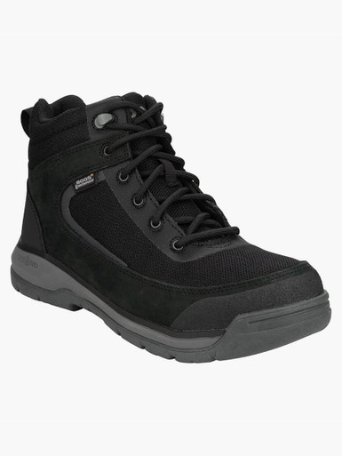 BOGS Battler Mid Composite Safety Toe Waterproof Work Boots in Black ...
