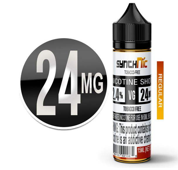 SynthNic NicShot Nicotine Additive 15ml-ATC-Regular Nic - 24mg (for ...