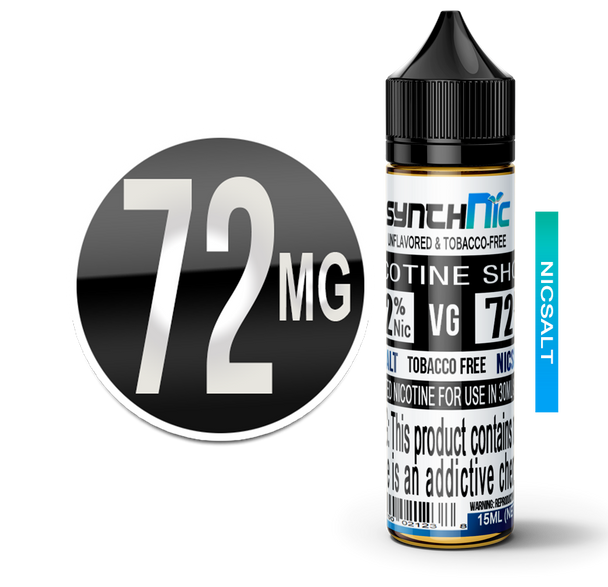 SynthNic 120ML Unflavored E-Liquid - 50MG NicSalt - ECBlend