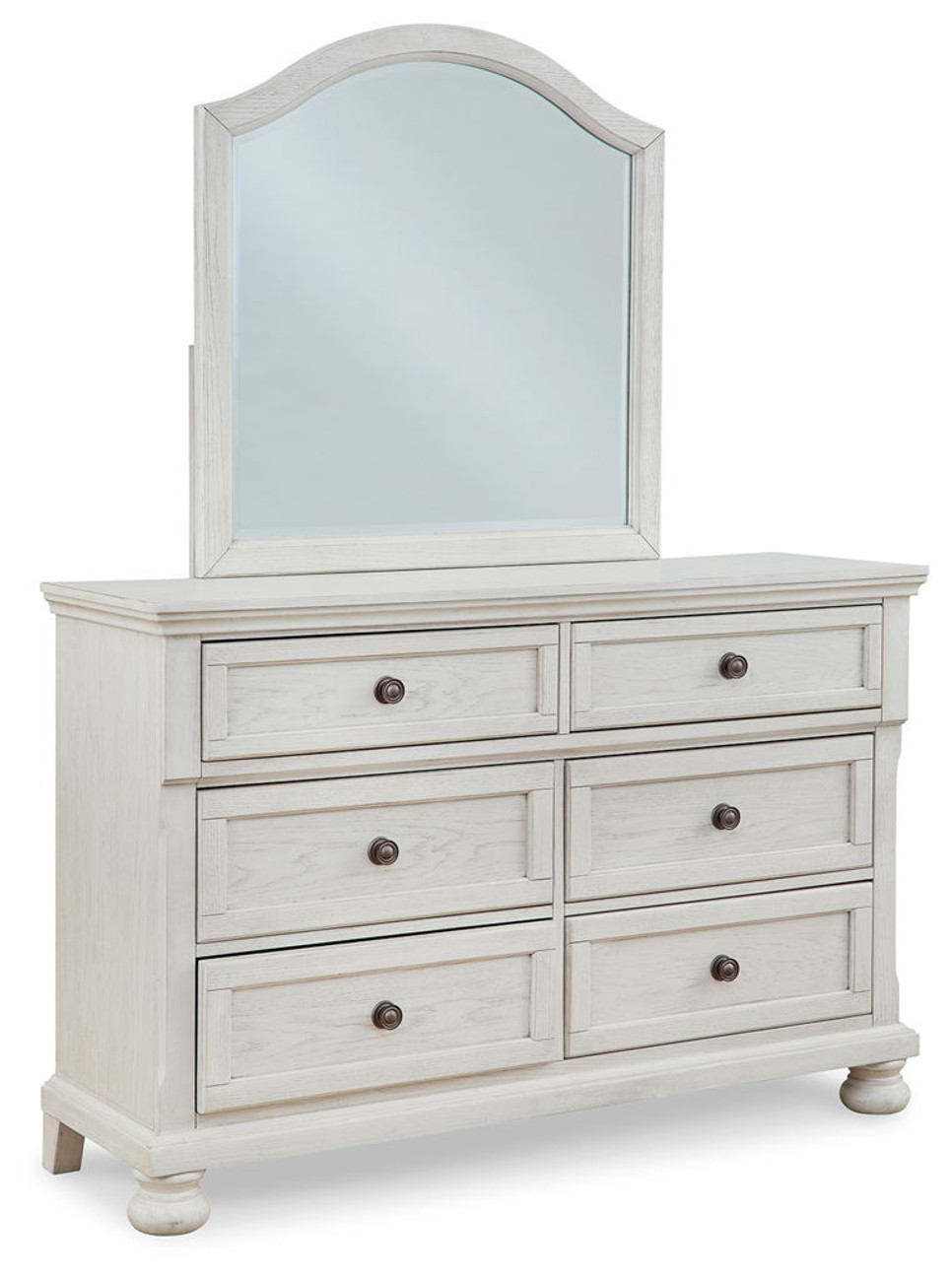 Robbinsdale Antique White Dresser Mirror Youth