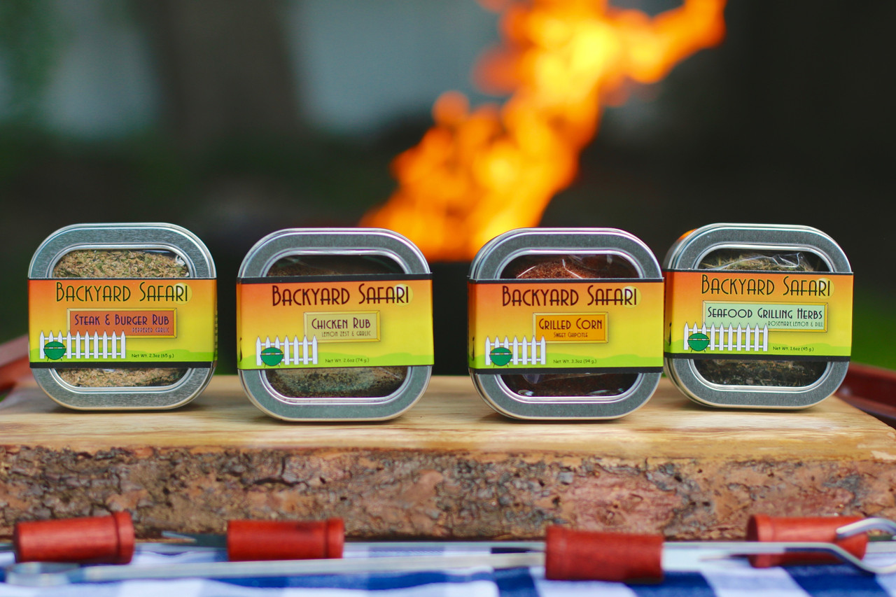 Grilling Rub Tins - Backyard Safari Spice Co