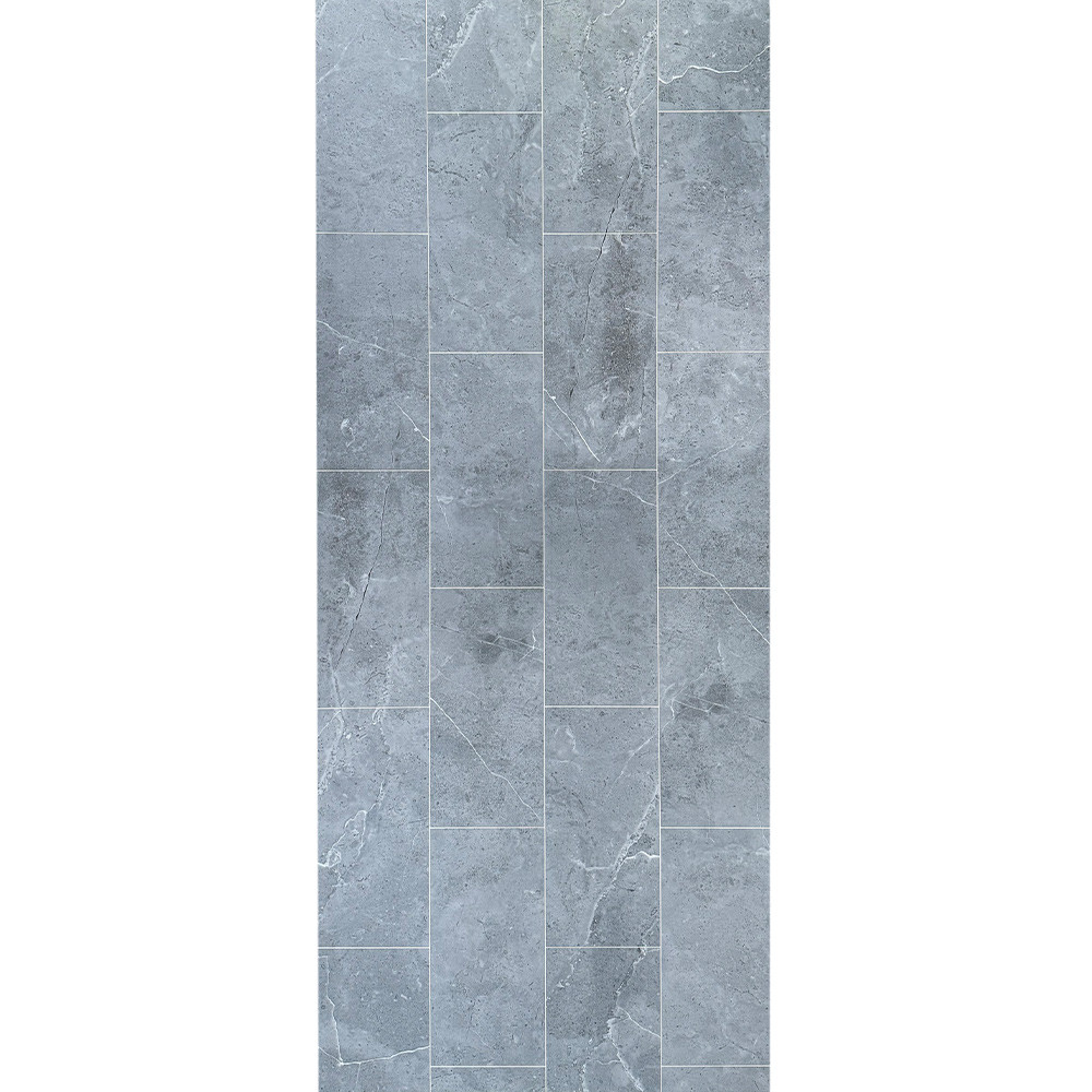Milano Grey Matt Tile Effect PVC Shower Panel (10mm)