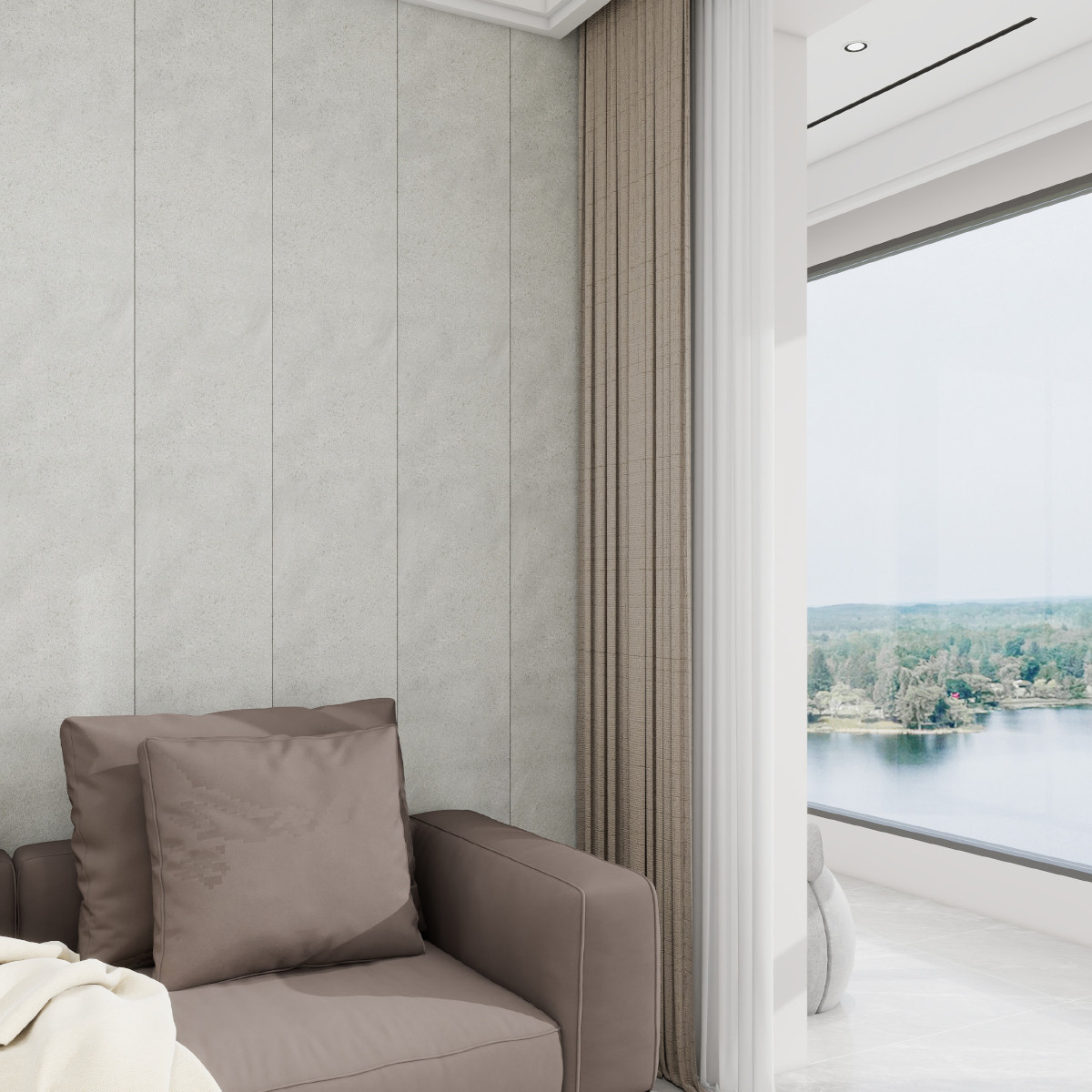 SolidStyle Stella Stone Grey Textured Wall Panel Tile (Pack of 4)