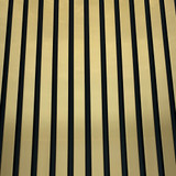 Waterproof Metallic Gold 3D Slat Wall Panel