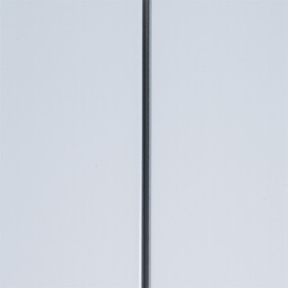 Plain White Gloss Chrome Stripe PVC Wall Panel (8mm)