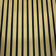 Waterproof Metallic Gold 3D Slat Wall Panel