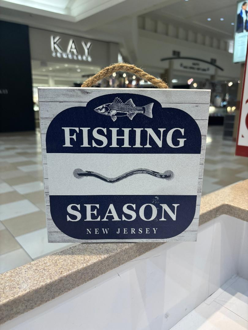Beach Badge Sign 8x8 - Jersey4Sure