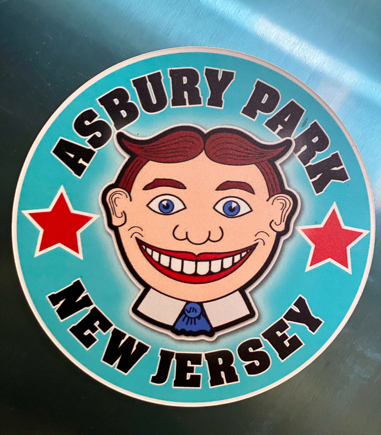 Asbury Park New Jersey Tillie Magnet 5” - Jersey4Sure