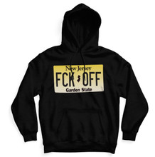 LICENSE PLATE "FCK OFF" HOODIE - Jersey4Sure