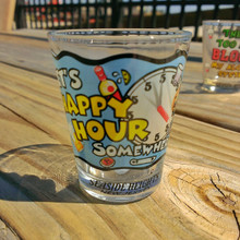 It's Happy Hour Shot Glass - Jersey4Sure