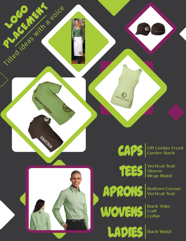 Infographic | Logo Placement Ideas - WaitStuff Uniforms