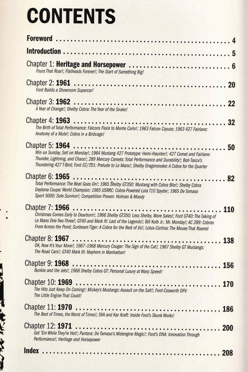 Ford Total Performance: Ford's Legendary High-Performance Street and ...