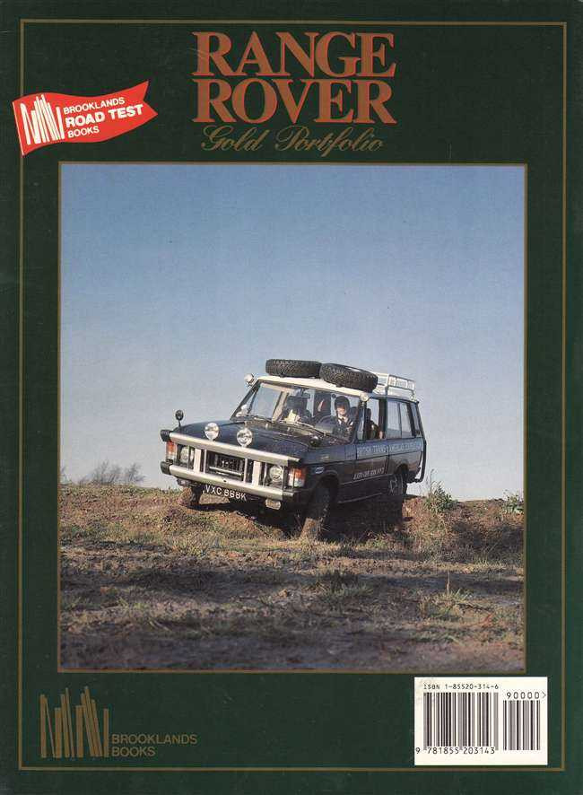 Range Rover Gold Portfolio 1970 - 1985